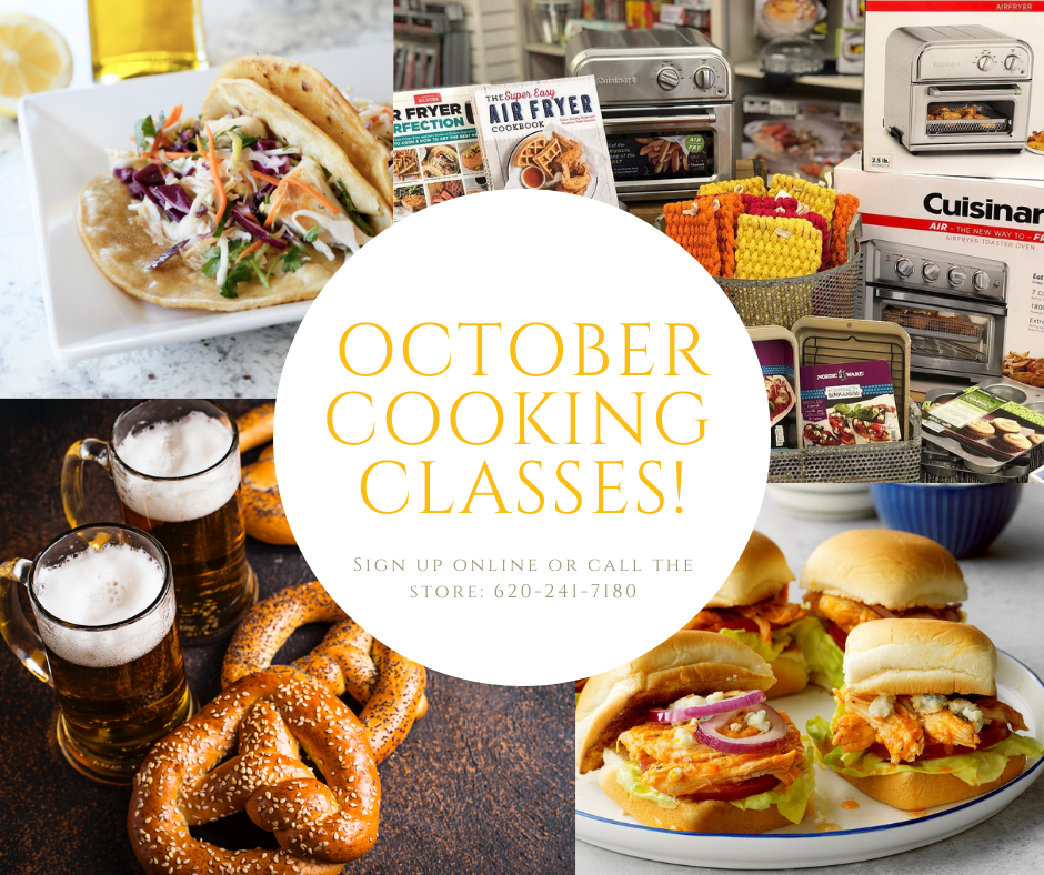 Just In - October Cooking Classes!